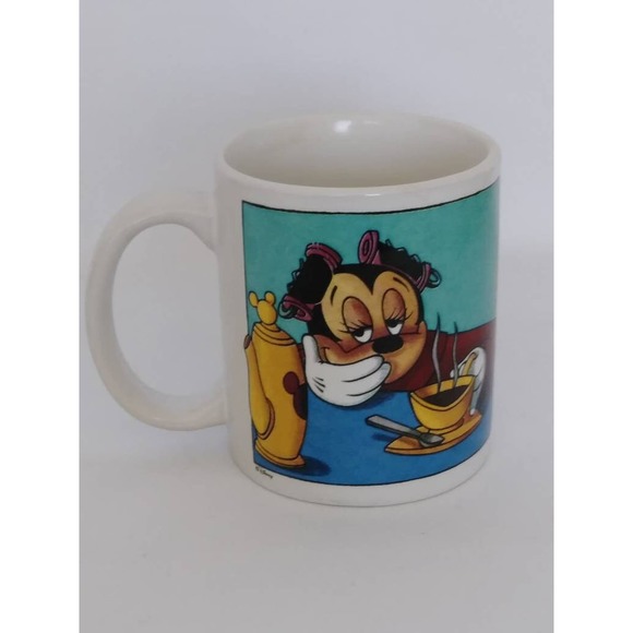 Disney | Accents | Vintage Morning Coffee Minnie Mouse Mug Messy Minnie ...